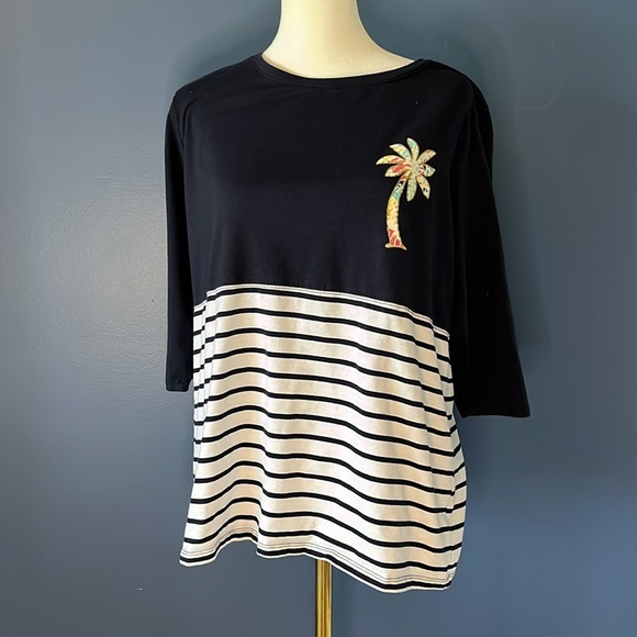 Casey Key | Tops | Casey Key Aloha Back Graphic Nautical Vacation Vibe ...
